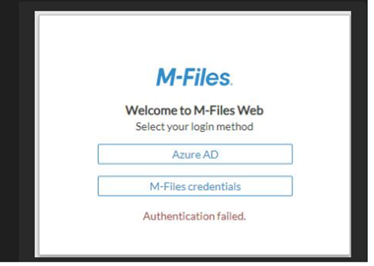 Authentication Failed In New Web Connection With External Users And Aad