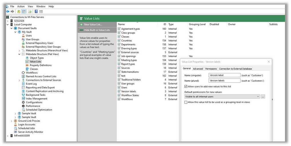 How to Change the Values in the “Version Label” Property Shown in M ...